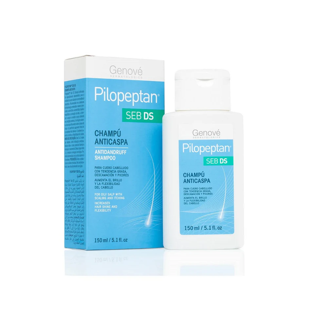 PILOPEPTAN SEB DS CHAMPU CASPA 150ML – Luxoderm